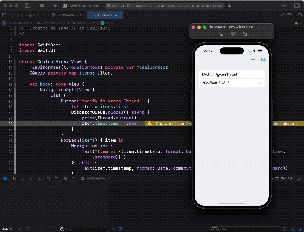 Concurrent Programming in SwiftData Concurrent Programming in SwiftData